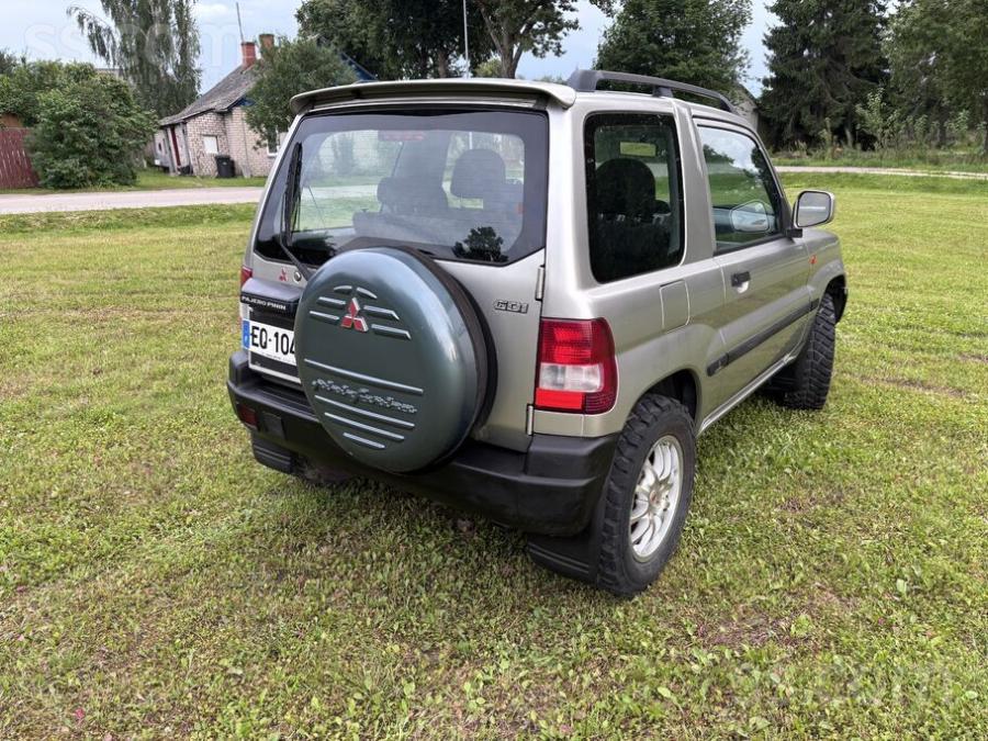 Pelēks Mitsubishi pajero-pinin 1999 Ludza, ar dzinēja tilpumu 1.80 L un nobraukumu 0 tūkst. km par 3500 €, foto 6 vietnē AUTOMOTO.COM.LV