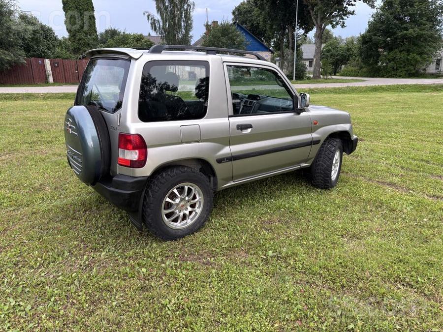 Pelēks Mitsubishi pajero-pinin 1999 Ludza, ar dzinēja tilpumu 1.80 L un nobraukumu 0 tūkst. km par 3500 €, foto 7 vietnē AUTOMOTO.COM.LV
