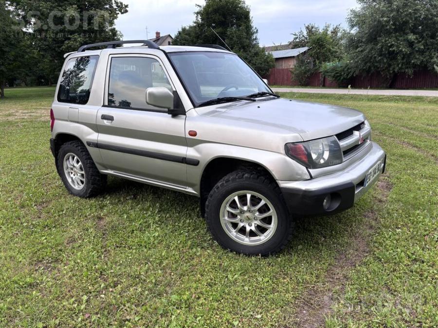 Pelēks Mitsubishi pajero-pinin 1999 Ludza, ar dzinēja tilpumu 1.80 L un nobraukumu 0 tūkst. km par 3500 €, foto 8 vietnē AUTOMOTO.COM.LV