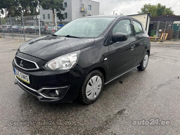 Black Mitsubishi Space Star 2019 in Tallinn, with an engine capacity of 1.00 L and mileage of 74 thousand km for 8000 €, photo 1 on AUTOMOTO.COM.LV