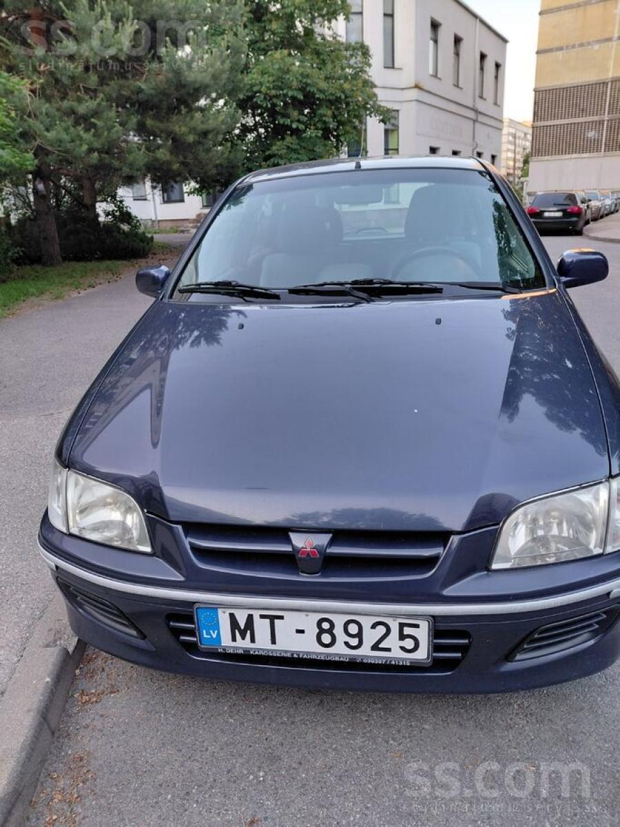 Синий Мицубиси Спейс Стар 2002 в Рига, объемом двигателя 1.30 л и пробегом 185 тыс. км за 550 €, фото 3 на AUTOMOTO.COM.LV