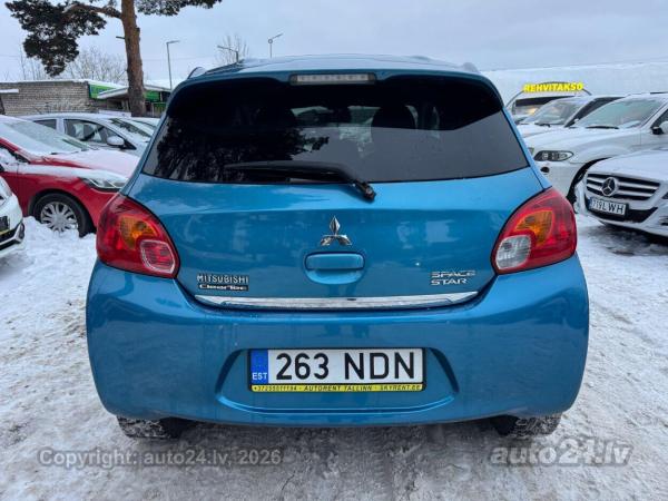 Blue Mitsubishi Space Star 2013 in Tallinn, with an engine capacity of 1.20 L and mileage of 145 thousand km for 3999 €, photo 7 on AUTOMOTO.COM.LV