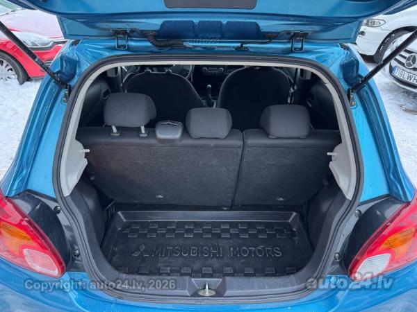 Blue Mitsubishi Space Star 2013 in Tallinn, with an engine capacity of 1.20 L and mileage of 145 thousand km for 3999 €, photo 11 on AUTOMOTO.COM.LV