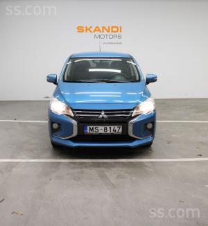 Zils Mitsubishi Space Star 2021 Rīga, ar dzinēja tilpumu 1.20 L un nobraukumu 30 tūkst. km par 8990 €, foto 2 vietnē AUTOMOTO.COM.LV