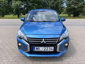 Blue Mitsubishi Space Star 2021 in Limbazi, with an engine capacity of 1.20 L and mileage of 40 thousand km for 9550 €, photo 3 on AUTOMOTO.COM.LV