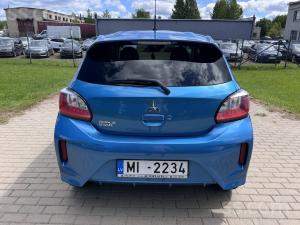 Blue Mitsubishi Space Star 2021 in Limbazi, with an engine capacity of 1.20 L and mileage of 40 thousand km for 9550 €, photo 6 on AUTOMOTO.COM.LV