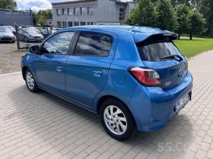 Blue Mitsubishi Space Star 2021 in Limbazi, with an engine capacity of 1.20 L and mileage of 40 thousand km for 9550 €, photo 7 on AUTOMOTO.COM.LV