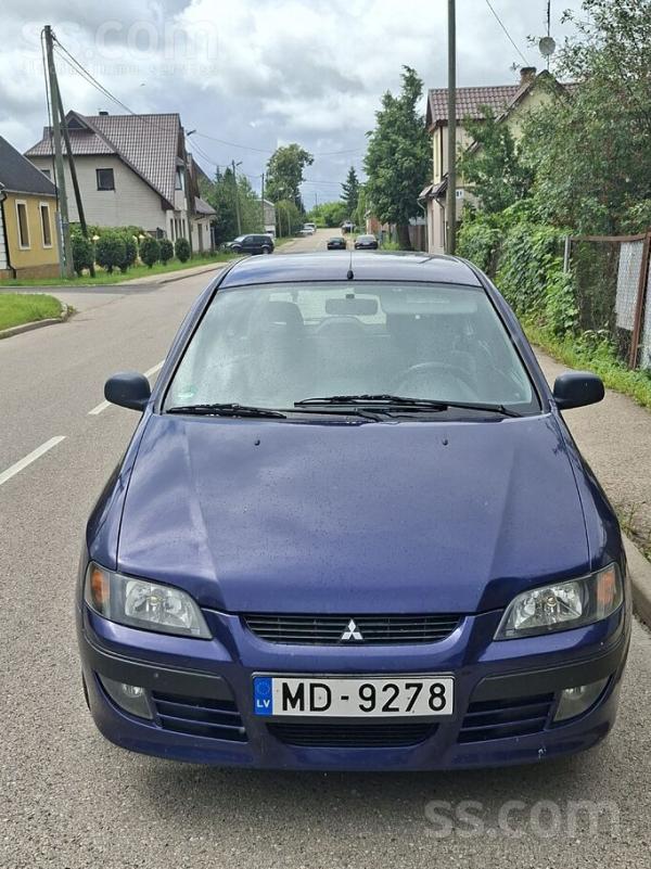 Zils Mitsubishi Space Star 2004 Daugavpils, ar dzinēja tilpumu 1.30 L un nobraukumu 247 tūkst. km par 1300 €, foto 1 vietnē AUTOMOTO.COM.LV