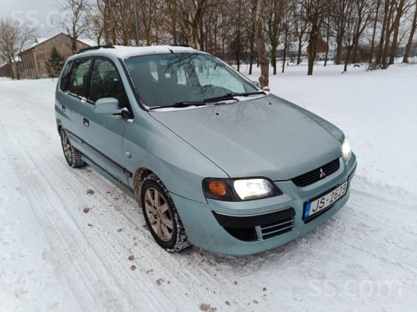 Green Mitsubishi Space Star 2002 in Liepaja, with an engine capacity of 1.90 L and mileage of 368 thousand km for 590 €, photo 1 on AUTOMOTO.COM.LV