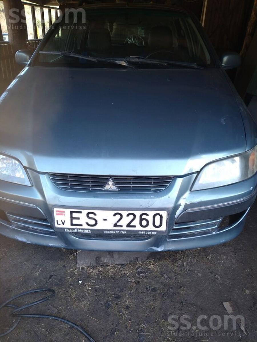 Zaļš Mitsubishi Space Star 2003 Ventspils, ar dzinēja tilpumu 1.60 L un nobraukumu 200 tūkst. km par 400 €, foto 4 vietnē AUTOMOTO.COM.LV