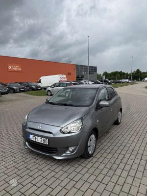 Pelēks Mitsubishi Space Star 2014 Tauragė, ar dzinēja tilpumu 1.20 L un nobraukumu 72 tūkst. km par 5500 €, foto  vietnē AUTOMOTO.COM.LV