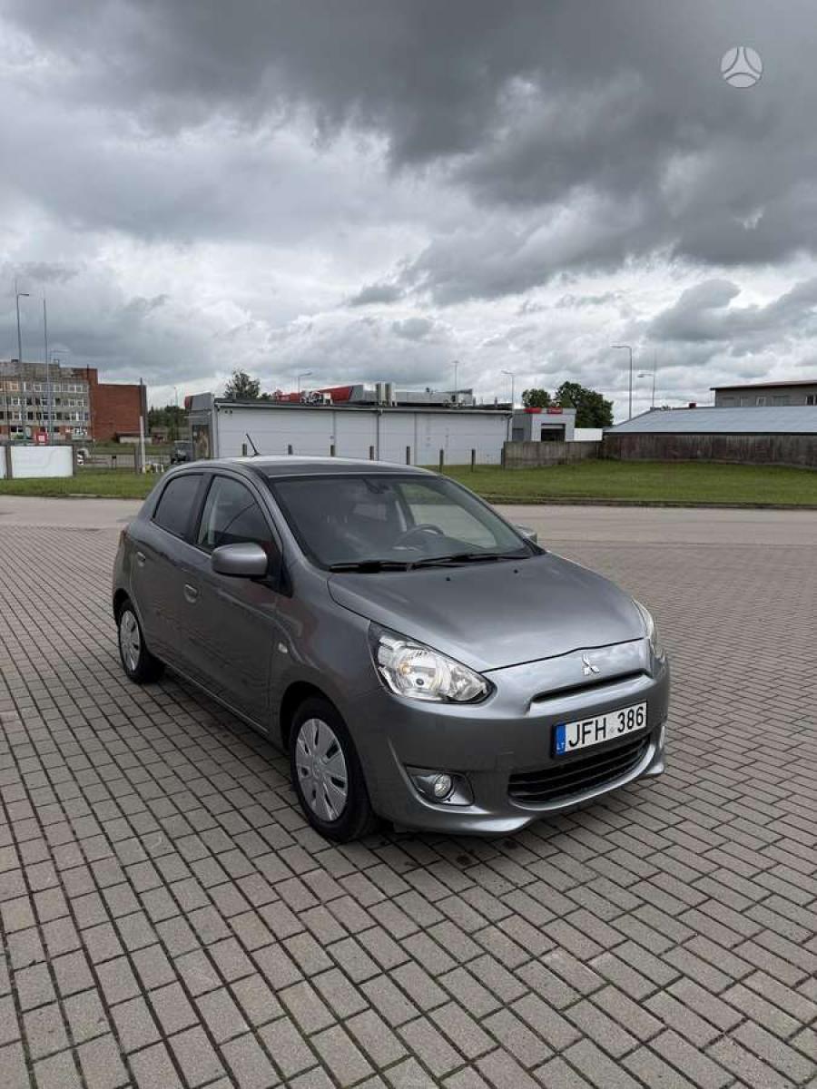 Pelēks Mitsubishi Space Star 2014 Tauragė, ar dzinēja tilpumu 1.20 L un nobraukumu 72 tūkst. km par 5500 €, foto 3 vietnē AUTOMOTO.COM.LV