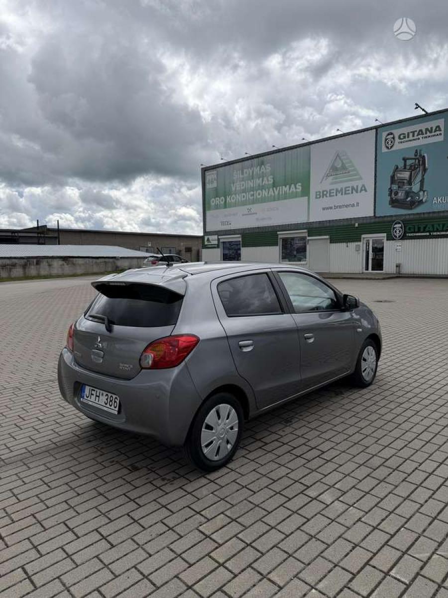 Pelēks Mitsubishi Space Star 2014 Tauragė, ar dzinēja tilpumu 1.20 L un nobraukumu 72 tūkst. km par 5500 €, foto 4 vietnē AUTOMOTO.COM.LV