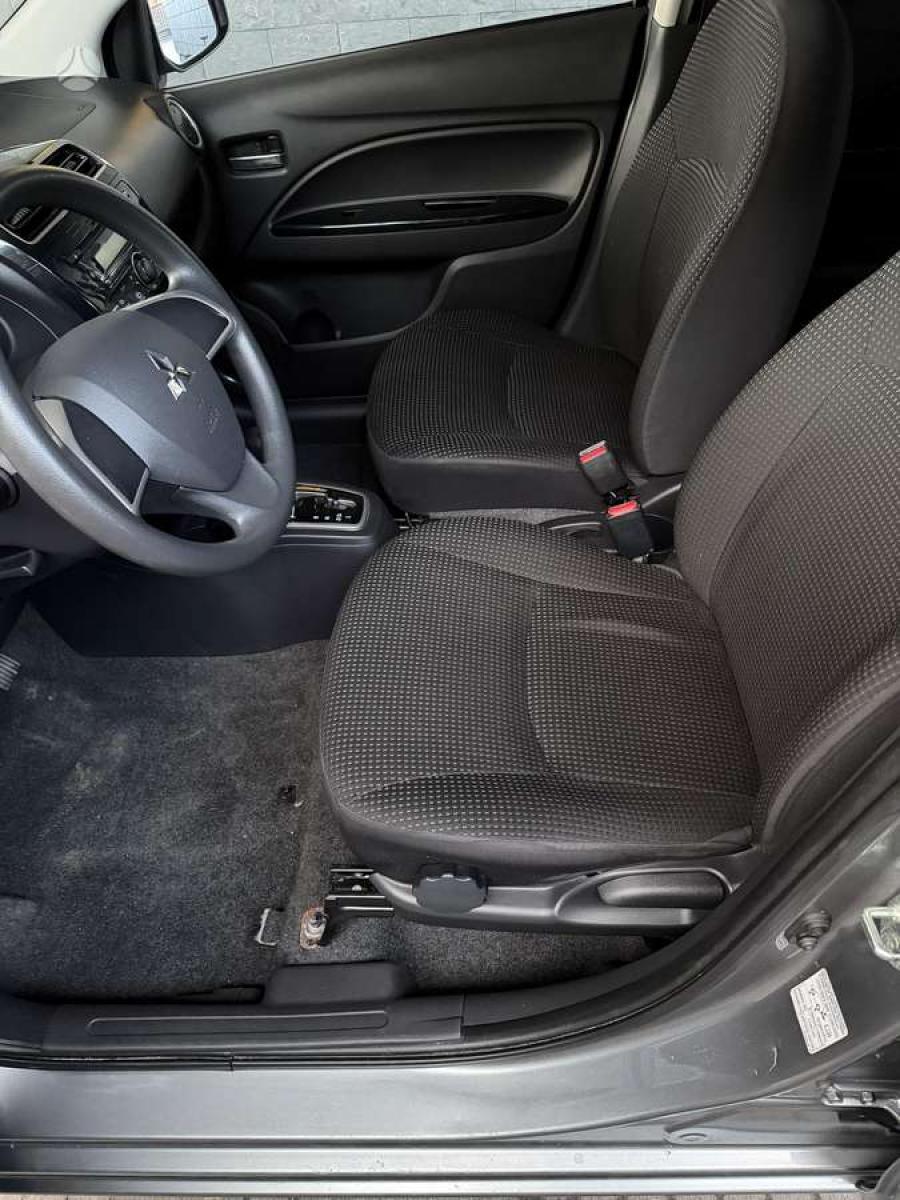 Pelēks Mitsubishi Space Star 2014 Tauragė, ar dzinēja tilpumu 1.20 L un nobraukumu 72 tūkst. km par 5500 €, foto 6 vietnē AUTOMOTO.COM.LV