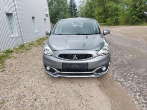 Grey Mitsubishi Space Star 2017 in Ukmerge, with an engine capacity of 1.19 L and mileage of 87 thousand km for 6000 €, photo  on AUTOMOTO.COM.LV
