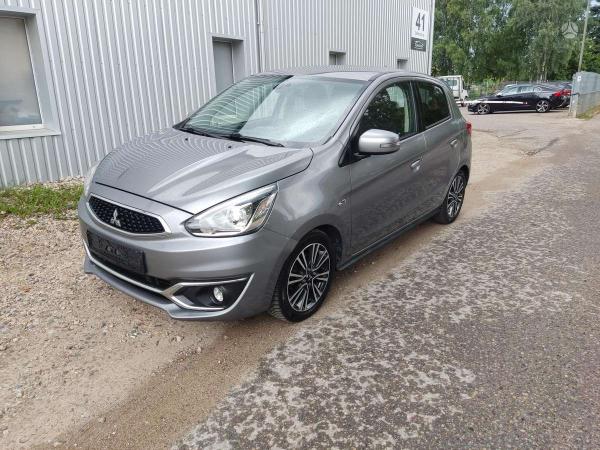 Grey Mitsubishi Space Star 2017 in Ukmerge, with an engine capacity of 1.19 L and mileage of 87 thousand km for 6000 €, photo 3 on AUTOMOTO.COM.LV
