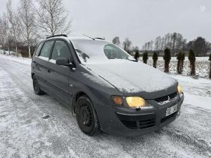Pelēks Mitsubishi Space Star 2002 Kauņa, ar dzinēja tilpumu 1.58 L un nobraukumu 230 tūkst. km par 850 €, foto 2 vietnē AUTOMOTO.COM.LV