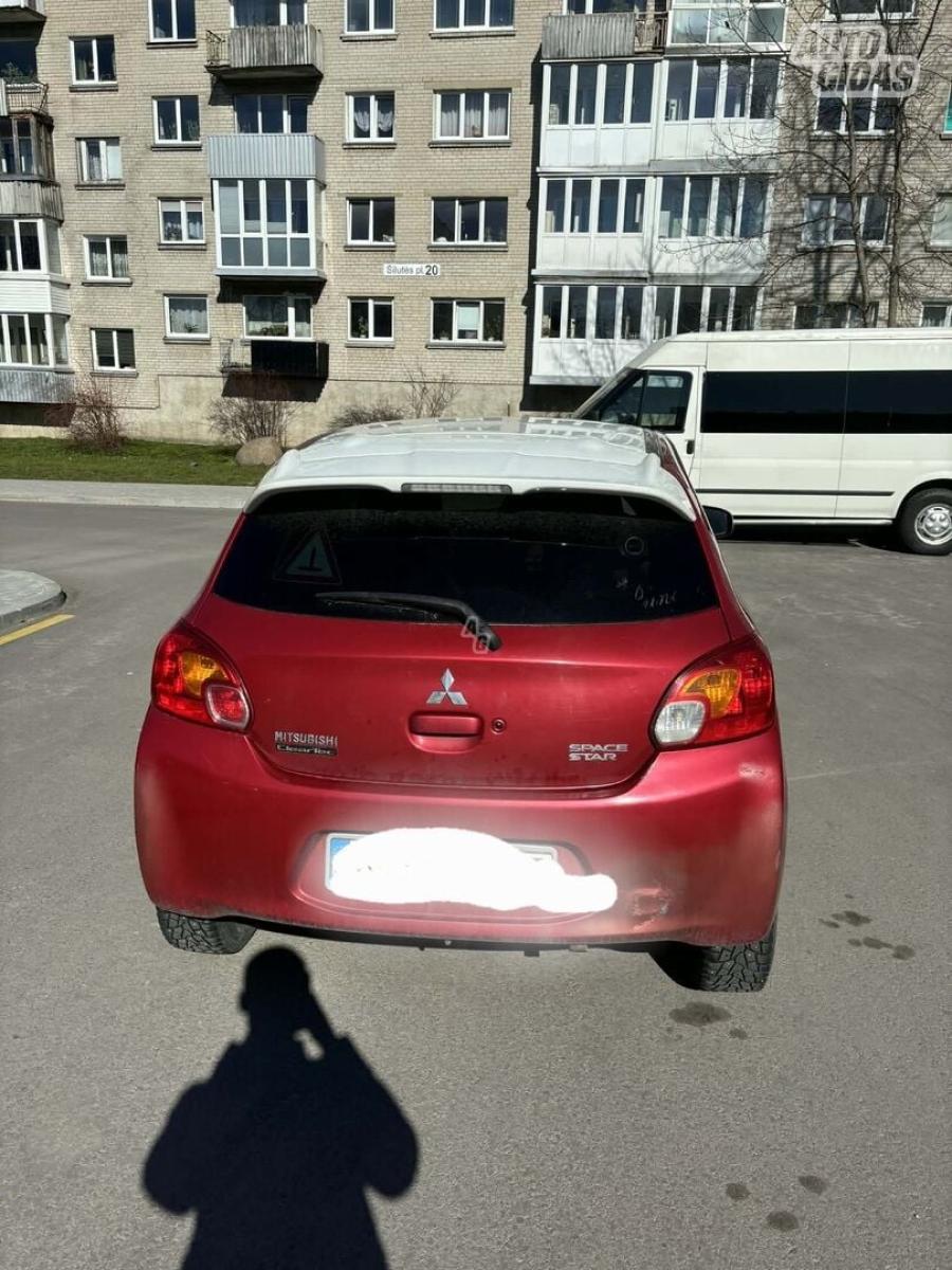 Mitsubishi Space Star 2014 Klaipėda, ar dzinēja tilpumu 1.20 L un nobraukumu 190 tūkst. km par 2000 €, foto 3 vietnē AUTOMOTO.COM.LV