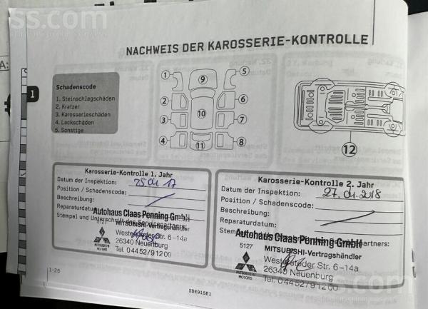 Mitsubishi Space Star 2016 in Riga, with an engine capacity of 1.00 L and mileage of 0 thousand km for 4990 €, photo 8 on AUTOMOTO.COM.LV