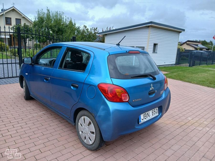Mitsubishi Space Star 2016 in Vilnius, with an engine capacity of 1.00 L and mileage of 157 thousand km for 1500 €, photo 5 on AUTOMOTO.COM.LV