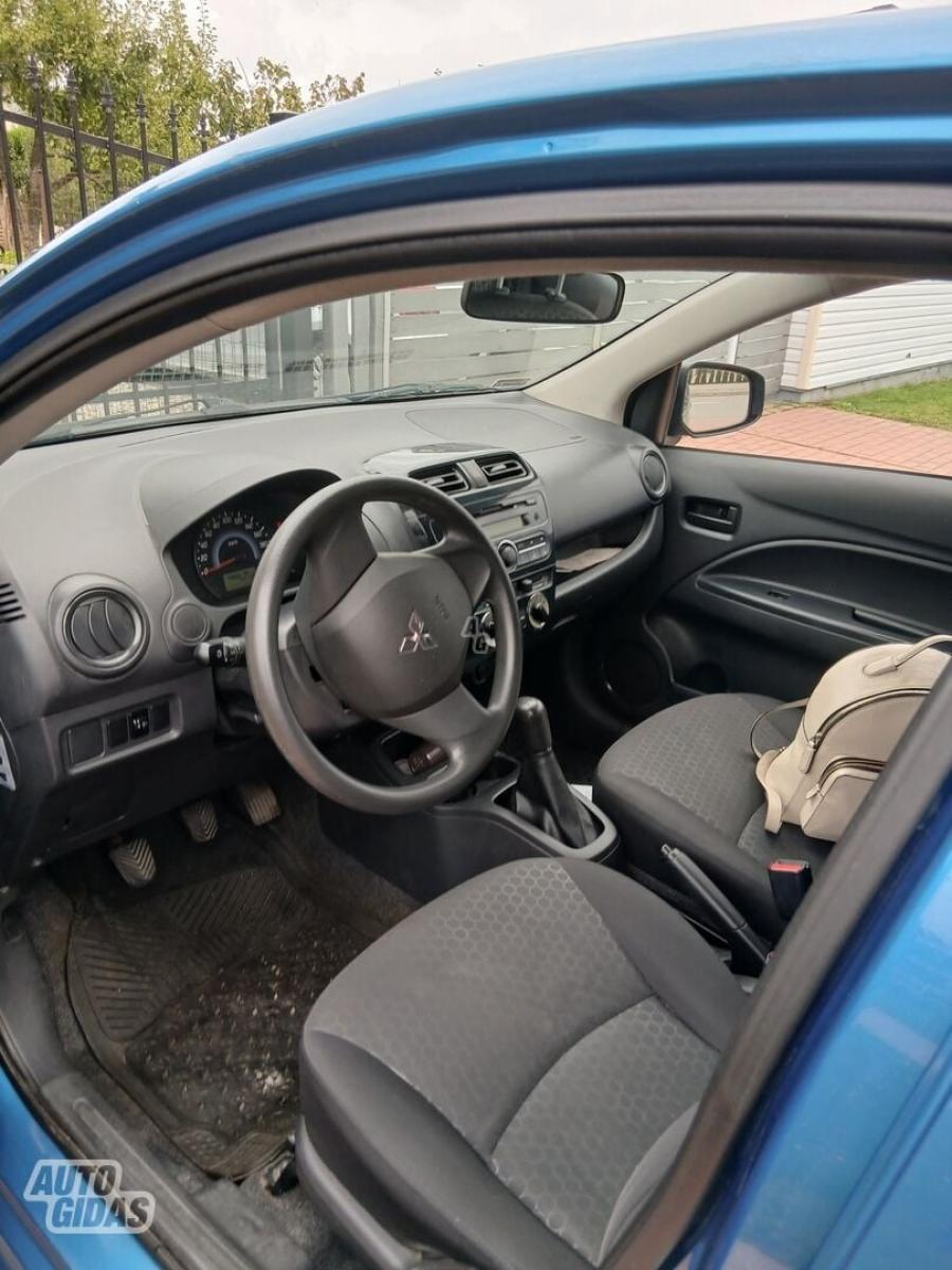 Mitsubishi Space Star 2016 in Vilnius, with an engine capacity of 1.00 L and mileage of 157 thousand km for 1500 €, photo 9 on AUTOMOTO.COM.LV