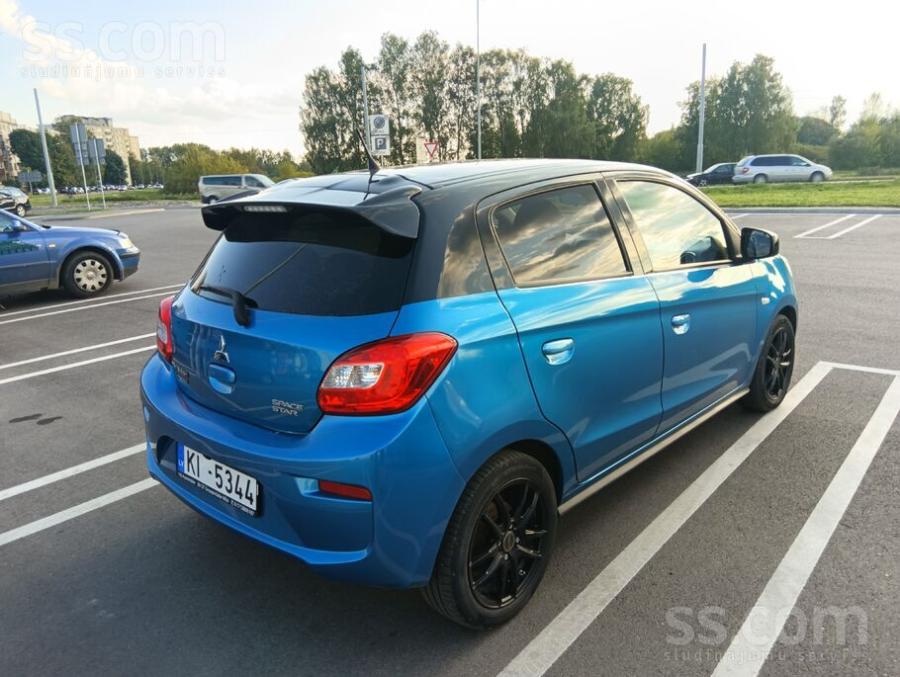 Mitsubishi Space Star 2017 in Jekabpils, with an engine capacity of 1.20 L and mileage of 126 thousand km for 4500 €, photo 3 on AUTOMOTO.COM.LV