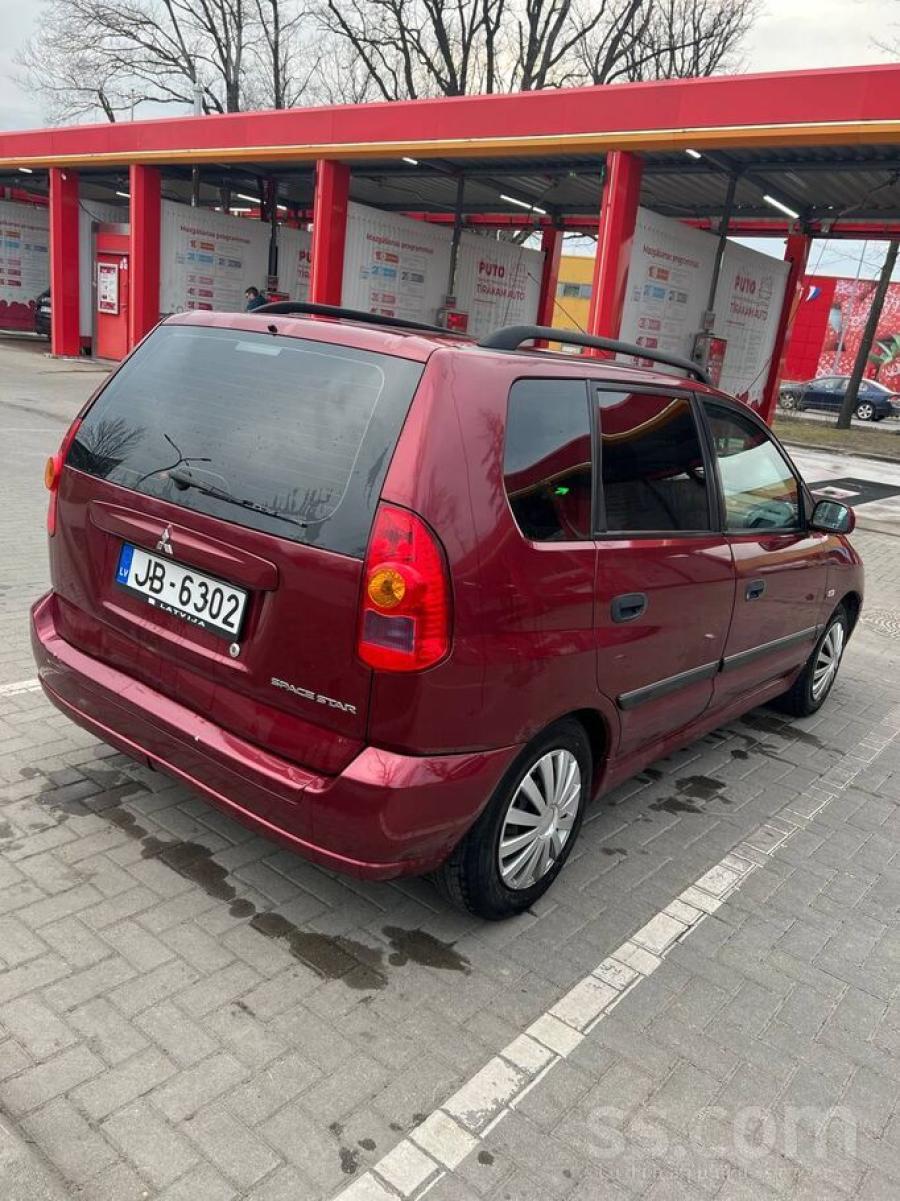Sarkans Mitsubishi Space Star 2002 Rīga, ar dzinēja tilpumu 1.80 L un nobraukumu 112 tūkst. km par 1200 €, foto 4 vietnē AUTOMOTO.COM.LV