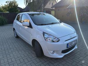 Balts Mitsubishi Space Star 2014 Pakruojis, ar dzinēja tilpumu 1.19 L un nobraukumu 64 tūkst. km par 5500 €, foto 8 vietnē AUTOMOTO.COM.LV