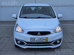 White Mitsubishi Space Star 2018 in Riga, with an engine capacity of 1.00 L and mileage of 90 thousand km for 5200 €, photo 6 on AUTOMOTO.COM.LV