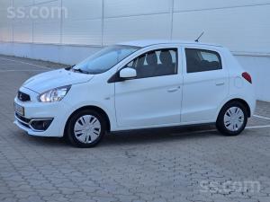 White Mitsubishi Space Star 2018 in Riga, with an engine capacity of 1.00 L and mileage of 90 thousand km for 5200 €, photo 10 on AUTOMOTO.COM.LV