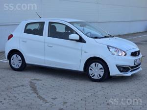White Mitsubishi Space Star 2018 in Riga, with an engine capacity of 1.00 L and mileage of 90 thousand km for 5200 €, photo 11 on AUTOMOTO.COM.LV