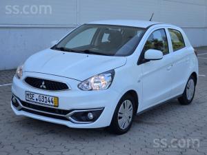 White Mitsubishi Space Star 2018 in Riga, with an engine capacity of 1.00 L and mileage of 90 thousand km for 5200 €, photo 18 on AUTOMOTO.COM.LV