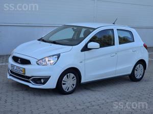 White Mitsubishi Space Star 2018 in Riga, with an engine capacity of 1.00 L and mileage of 90 thousand km for 5200 €, photo 19 on AUTOMOTO.COM.LV