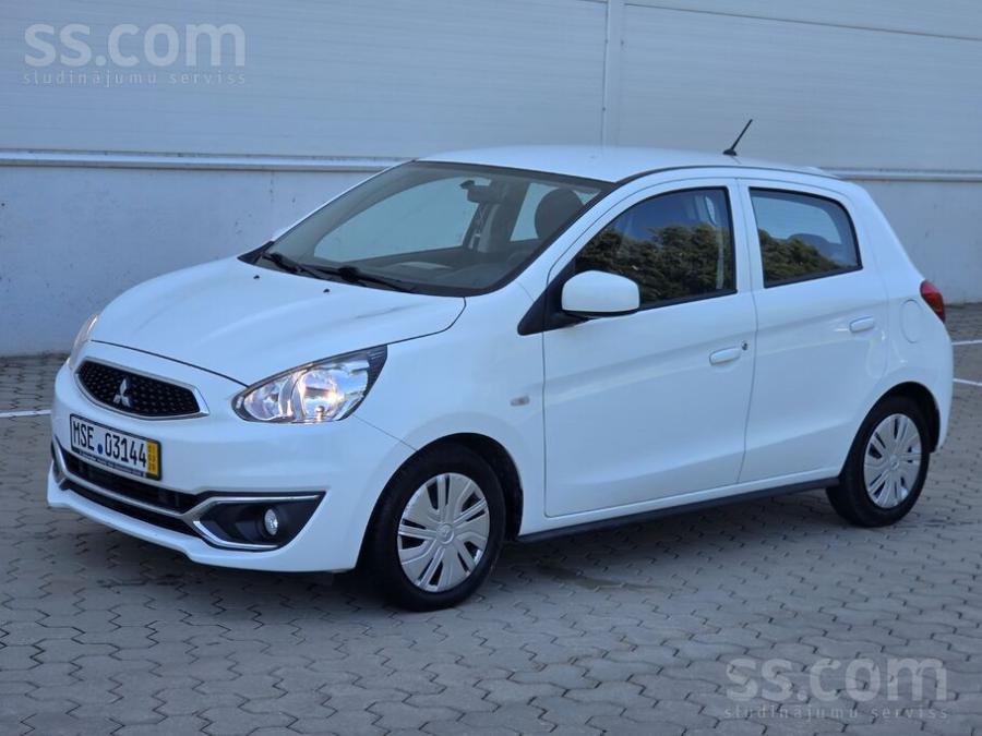 White Mitsubishi Space Star 2018 in Riga, with an engine capacity of 1.00 L and mileage of 90 thousand km for 5200 €, photo 19 on AUTOMOTO.COM.LV