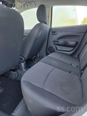 White Mitsubishi Space Star 2018 in Riga, with an engine capacity of 1.00 L and mileage of 90 thousand km for 5200 €, photo 24 on AUTOMOTO.COM.LV
