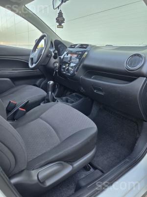 White Mitsubishi Space Star 2018 in Riga, with an engine capacity of 1.00 L and mileage of 90 thousand km for 5200 €, photo 25 on AUTOMOTO.COM.LV