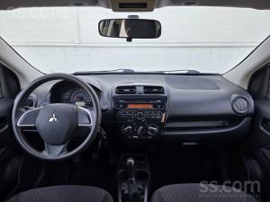 White Mitsubishi Space Star 2018 in Riga, with an engine capacity of 1.00 L and mileage of 90 thousand km for 5200 €, photo 29 on AUTOMOTO.COM.LV