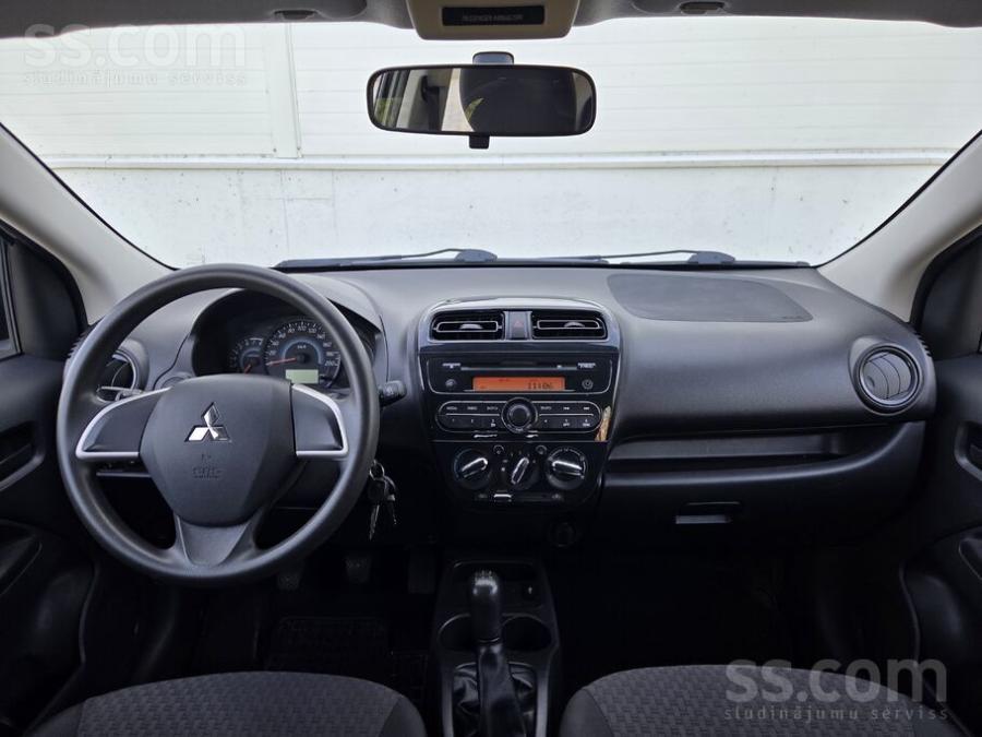White Mitsubishi Space Star 2018 in Riga, with an engine capacity of 1.00 L and mileage of 90 thousand km for 5200 €, photo 34 on AUTOMOTO.COM.LV