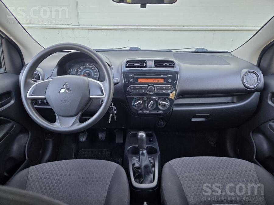 White Mitsubishi Space Star 2018 in Riga, with an engine capacity of 1.00 L and mileage of 90 thousand km for 5200 €, photo 35 on AUTOMOTO.COM.LV