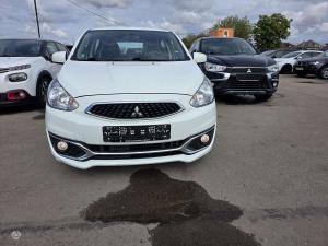 Balts Mitsubishi Space Star 2018 Šauļi, ar dzinēja tilpumu 1.00 L un nobraukumu 129 tūkst. km par 3900 €, foto  vietnē AUTOMOTO.COM.LV