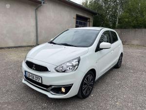 White Mitsubishi Space Star 2018 in Telschi, with an engine capacity of 1.19 L and mileage of 154 thousand km for 6300 €, photo  on AUTOMOTO.COM.LV