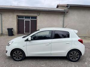 White Mitsubishi Space Star 2018 in Telschi, with an engine capacity of 1.19 L and mileage of 154 thousand km for 6300 €, photo 3 on AUTOMOTO.COM.LV
