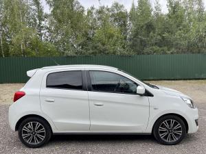 White Mitsubishi Space Star 2018 in Telschi, with an engine capacity of 1.19 L and mileage of 154 thousand km for 6300 €, photo 7 on AUTOMOTO.COM.LV