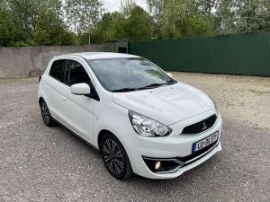 White Mitsubishi Space Star 2018 in Telschi, with an engine capacity of 1.19 L and mileage of 154 thousand km for 6300 €, photo 8 on AUTOMOTO.COM.LV