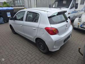 White Mitsubishi Space Star 2021 in Marijampole, with an engine capacity of 1.19 L and mileage of 90 thousand km for 3200 €, photo 4 on AUTOMOTO.COM.LV