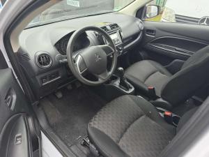 White Mitsubishi Space Star 2021 in Marijampole, with an engine capacity of 1.19 L and mileage of 90 thousand km for 3200 €, photo 6 on AUTOMOTO.COM.LV