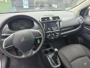 White Mitsubishi Space Star 2021 in Marijampole, with an engine capacity of 1.19 L and mileage of 90 thousand km for 3200 €, photo 7 on AUTOMOTO.COM.LV