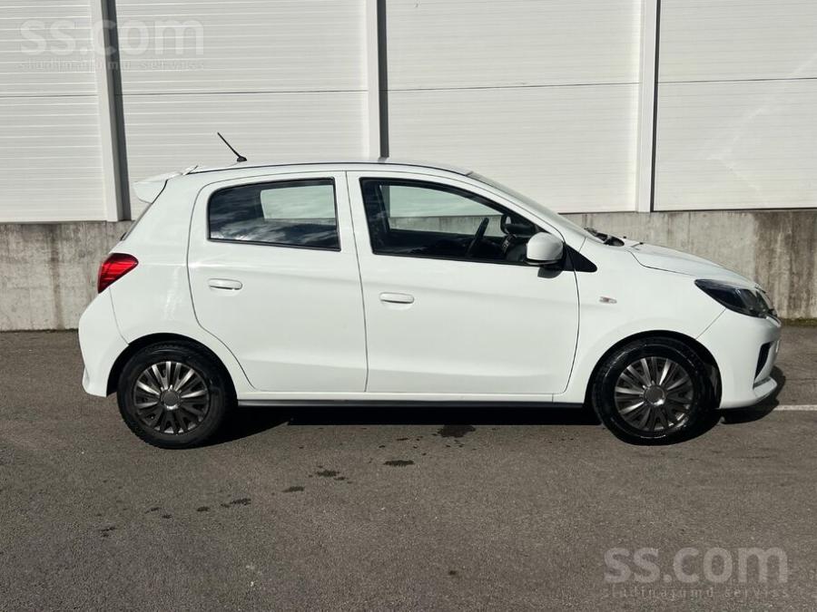 Balts Mitsubishi Space Star 2021 Rīga, ar dzinēja tilpumu 1.20 L un nobraukumu 58 tūkst. km par 5600 €, foto 3 vietnē AUTOMOTO.COM.LV