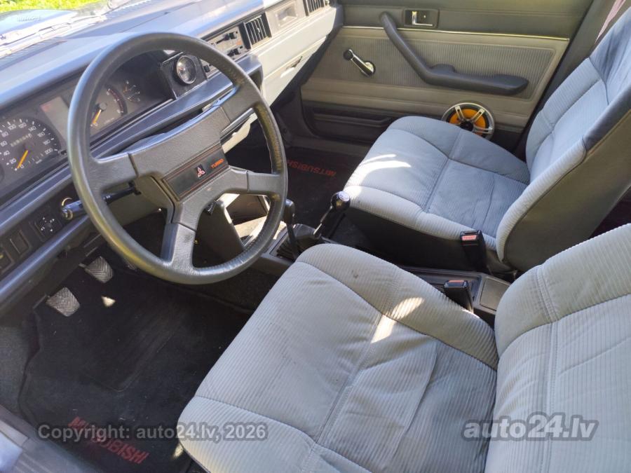 Blue Mitsubishi Tredia 1983 in Tallinn, with an engine capacity of 1.60 L and mileage of 199 thousand km for 2490 €, photo 13 on AUTOMOTO.COM.LV