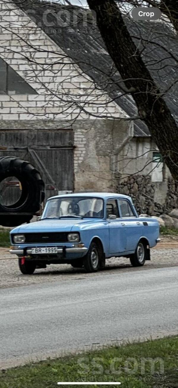 Zils Moskvych / AZLK 2140 1988 Rīga, ar dzinēja tilpumu 1.50 L un nobraukumu 98 tūkst. km par 500 €, foto 1 vietnē AUTOMOTO.COM.LV